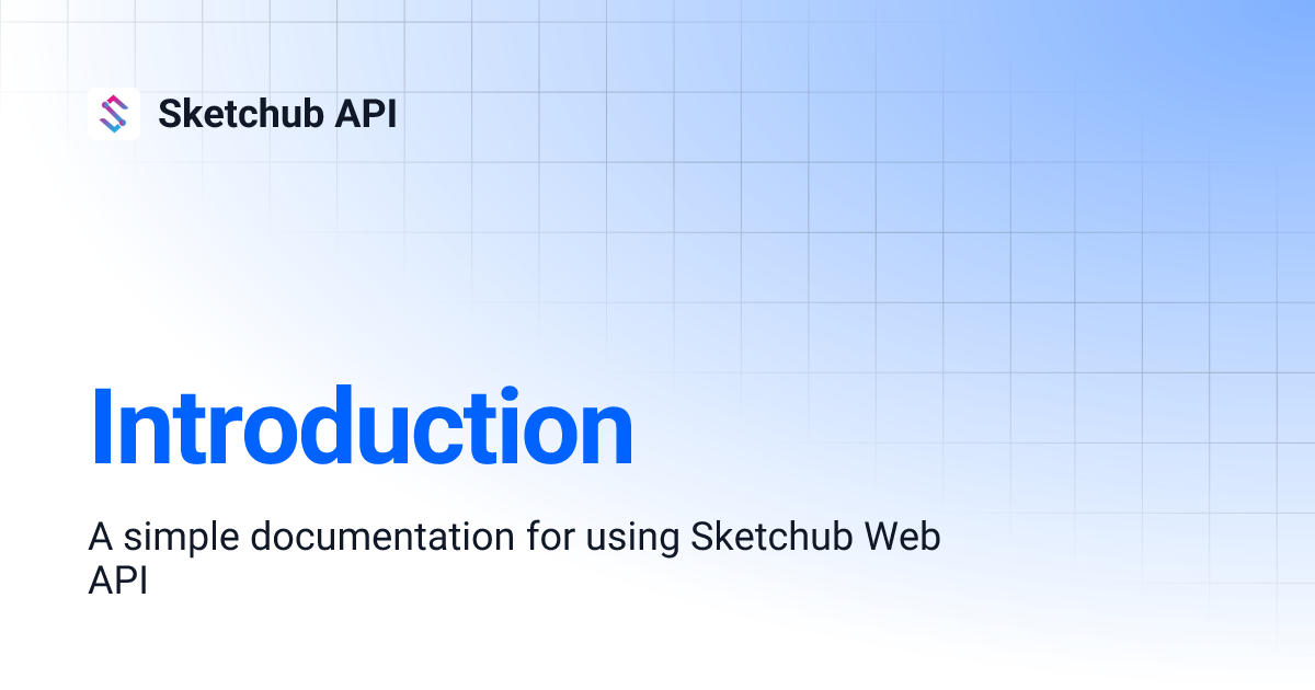 Introduction | Sketchub API
